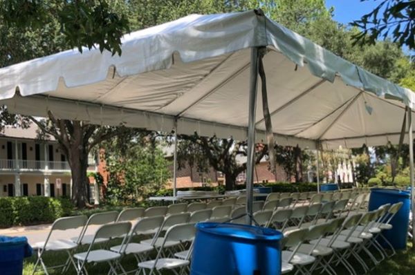 Frame tent canopy 15 x 40 - Dremcor Tents Canopies